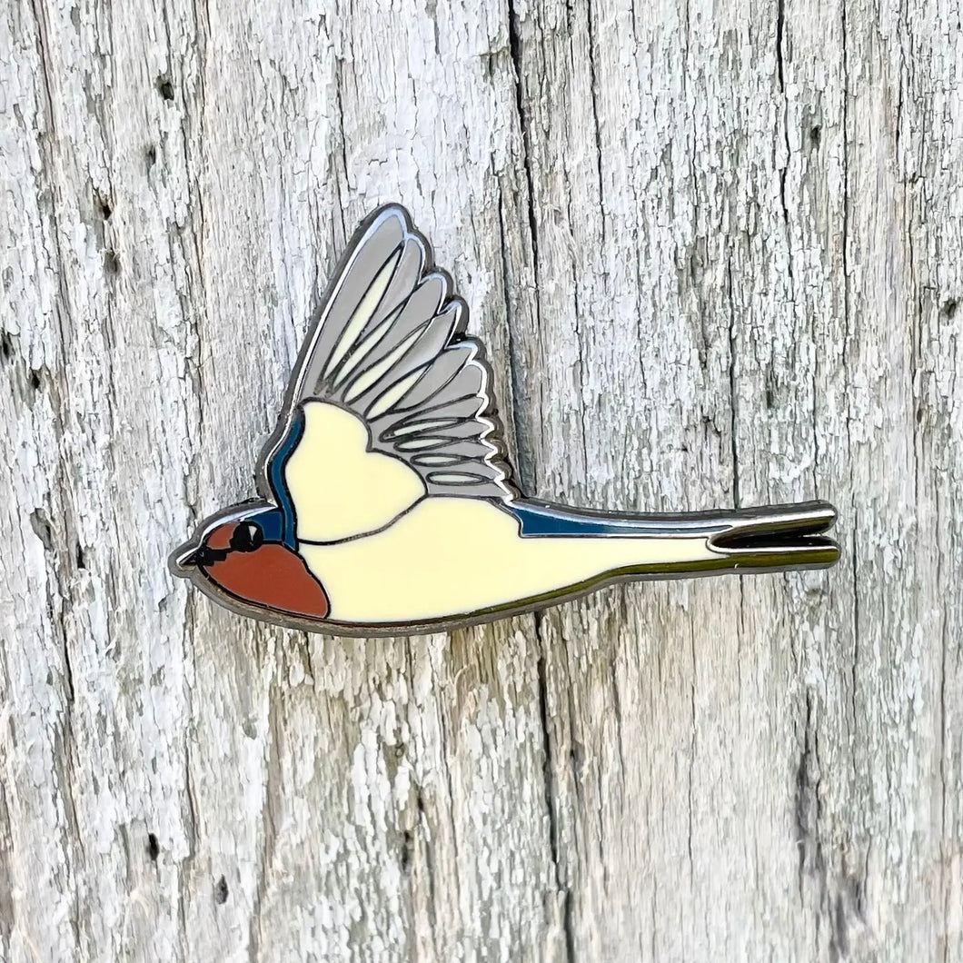 Welcome Swallow | Enamel Pin – Peregrine Store