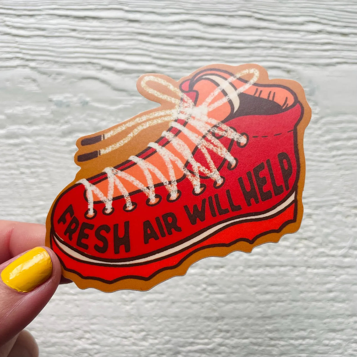 Fresh Air Will Help | Sticker – Peregrine Store